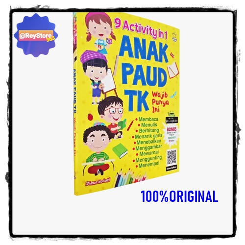 Jual BUKU 9 ACTIVITY IN 1 ANAK PAUD TK WAJIB PUNYA INI | Shopee Indonesia