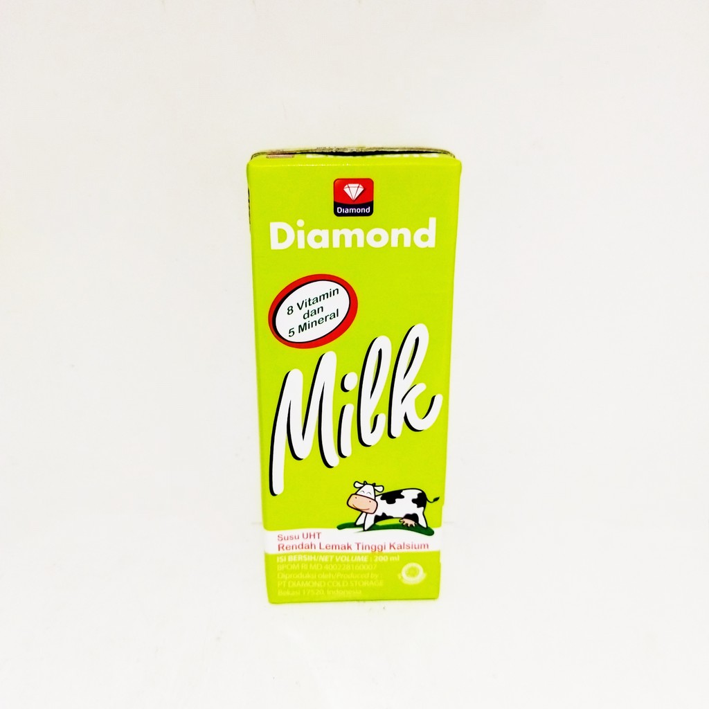 Jual DIAMOND UHT MILK LOW FAT 200ML | Shopee Indonesia