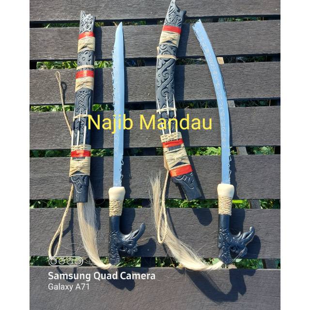 Jual Mandau jimpol dan mandau lurus 2 sepasang | Shopee Indonesia
