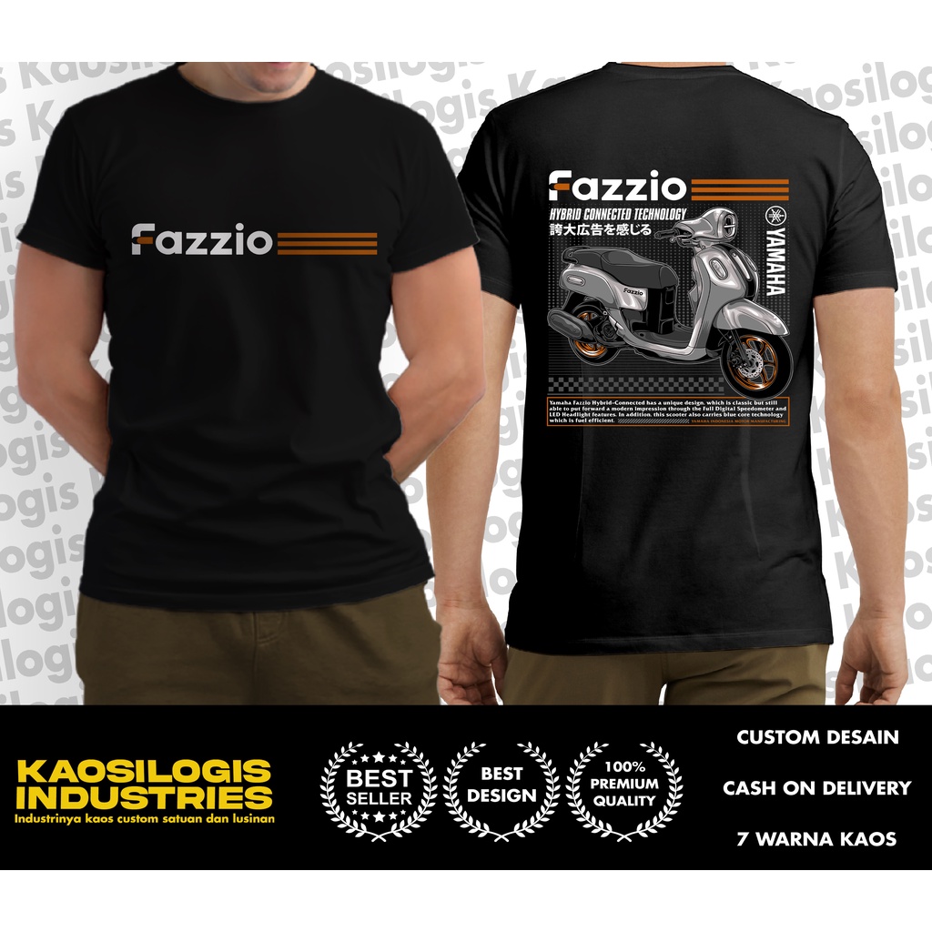 Jual Kaos Yamaha Fazzio Terbaru 2022 Anak Muda Kece New Desain Japan ...