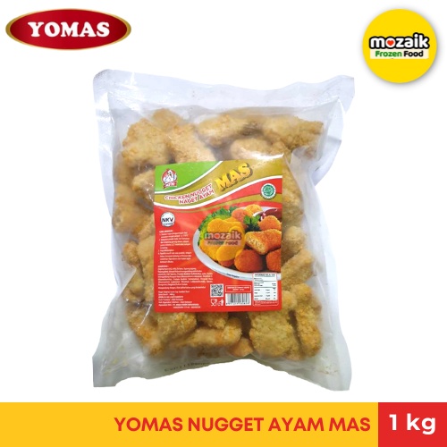 Jual Yomas Nugget Ayam Mas Frozen Mart Frozen Food Palembang 1 kg ...