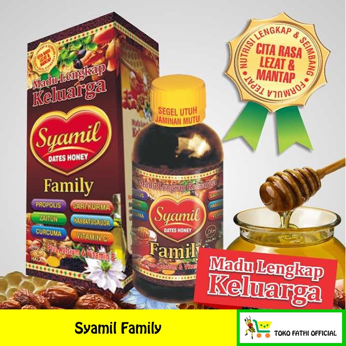 Jual Syamil Dates Honey Family ( baik untuk menjaga daya tahan tubuh ...