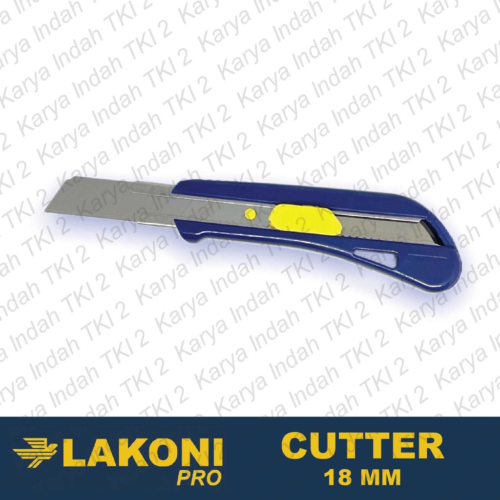 Jual Cutter 18 MM LAKONI PRO Utility Knife 18mm | Shopee Indonesia