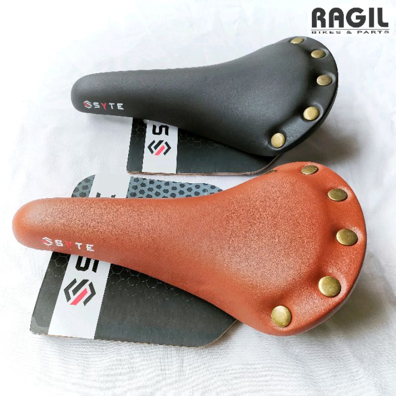 Jual SADEL SEPEDA SYTE VINTAGE FEDERAL RETRO KANCING PAKU KLASIK COKLAT ...