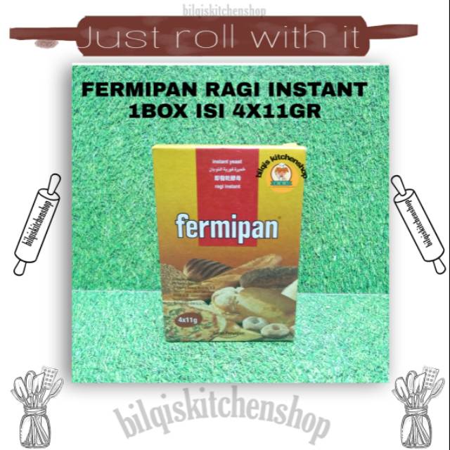 Jual Fermipan ragi instant 1box isi 4x11g | Shopee Indonesia