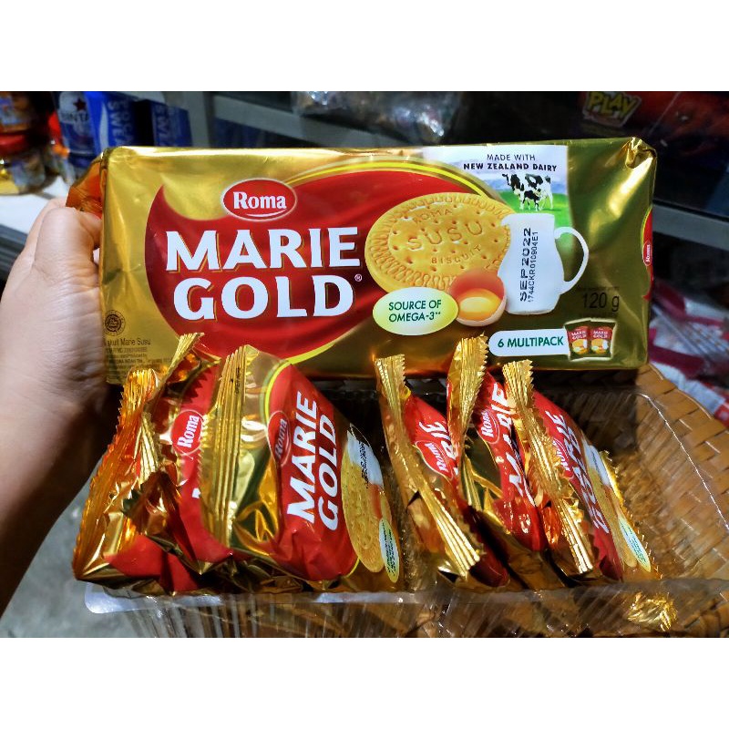 Jual Roma Marie Gold 20gr x 6 Pcs | Shopee Indonesia