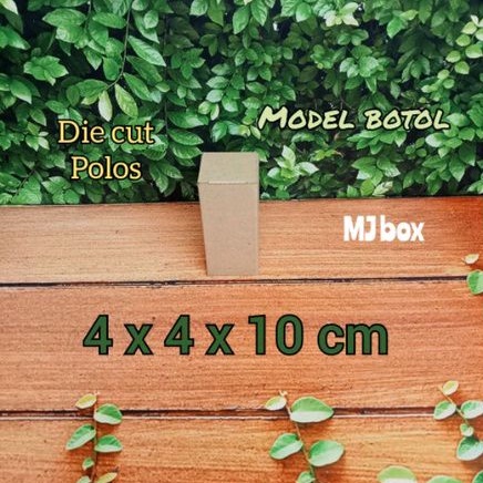 Jual kardus karton uk, 4x4x10 cm... die cut box polos model kemasan ...