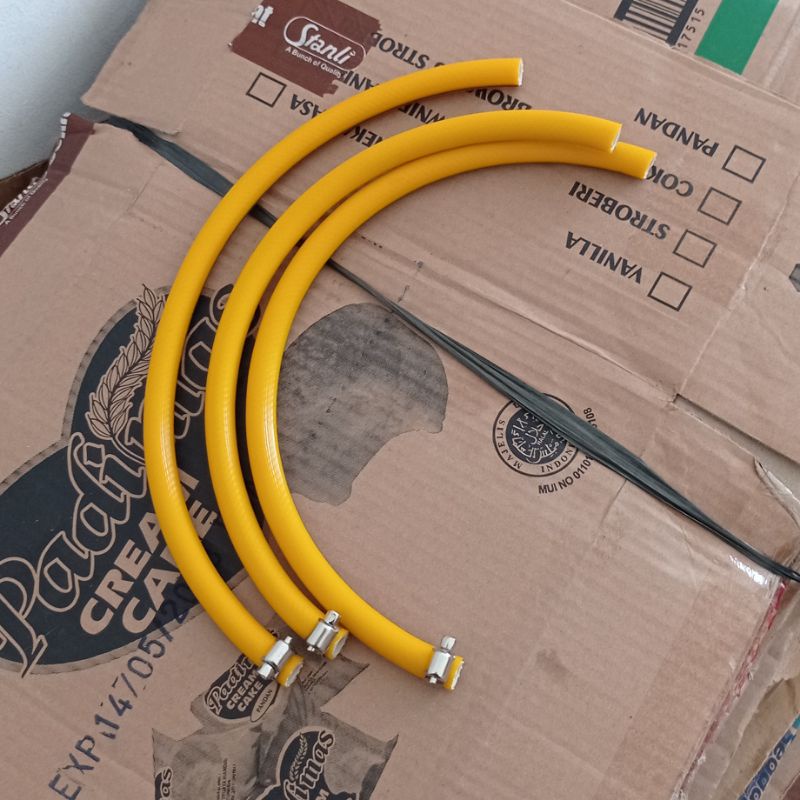 Jual selang hawa mesin plus klem selang hawa mesin kuning 40cm cb gl mp ...