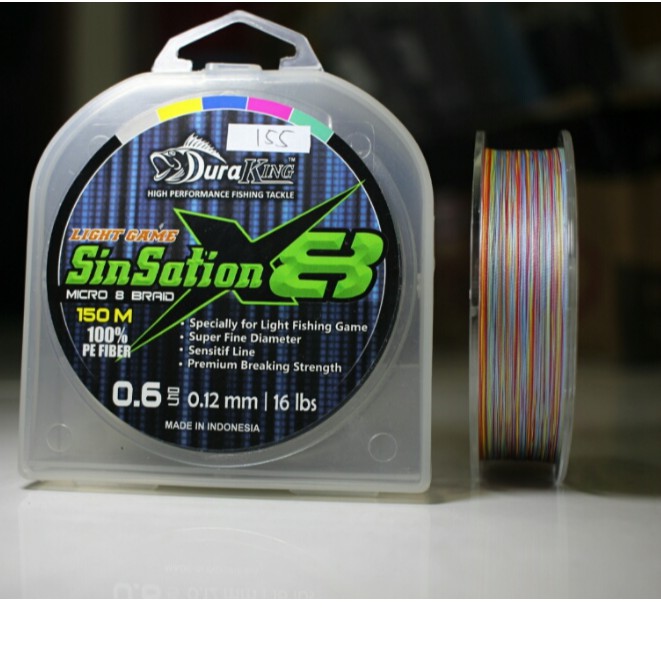 Jual Senar PE Duraking Sinsation X8 Size 0.6 150m 300m - Senar / Tali ...