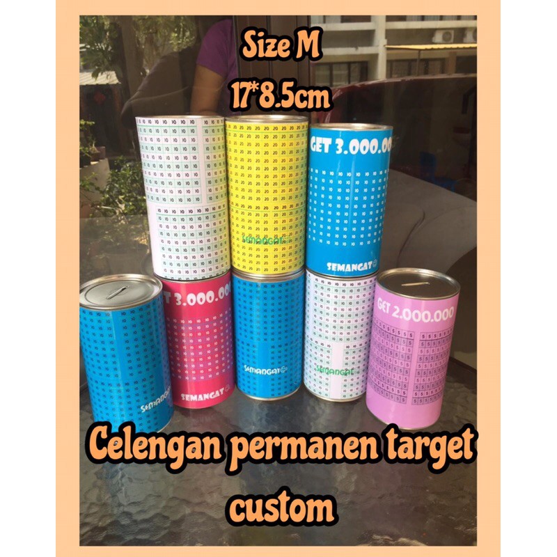 Jual celengan Target custom bisa pakai foto | Shopee Indonesia