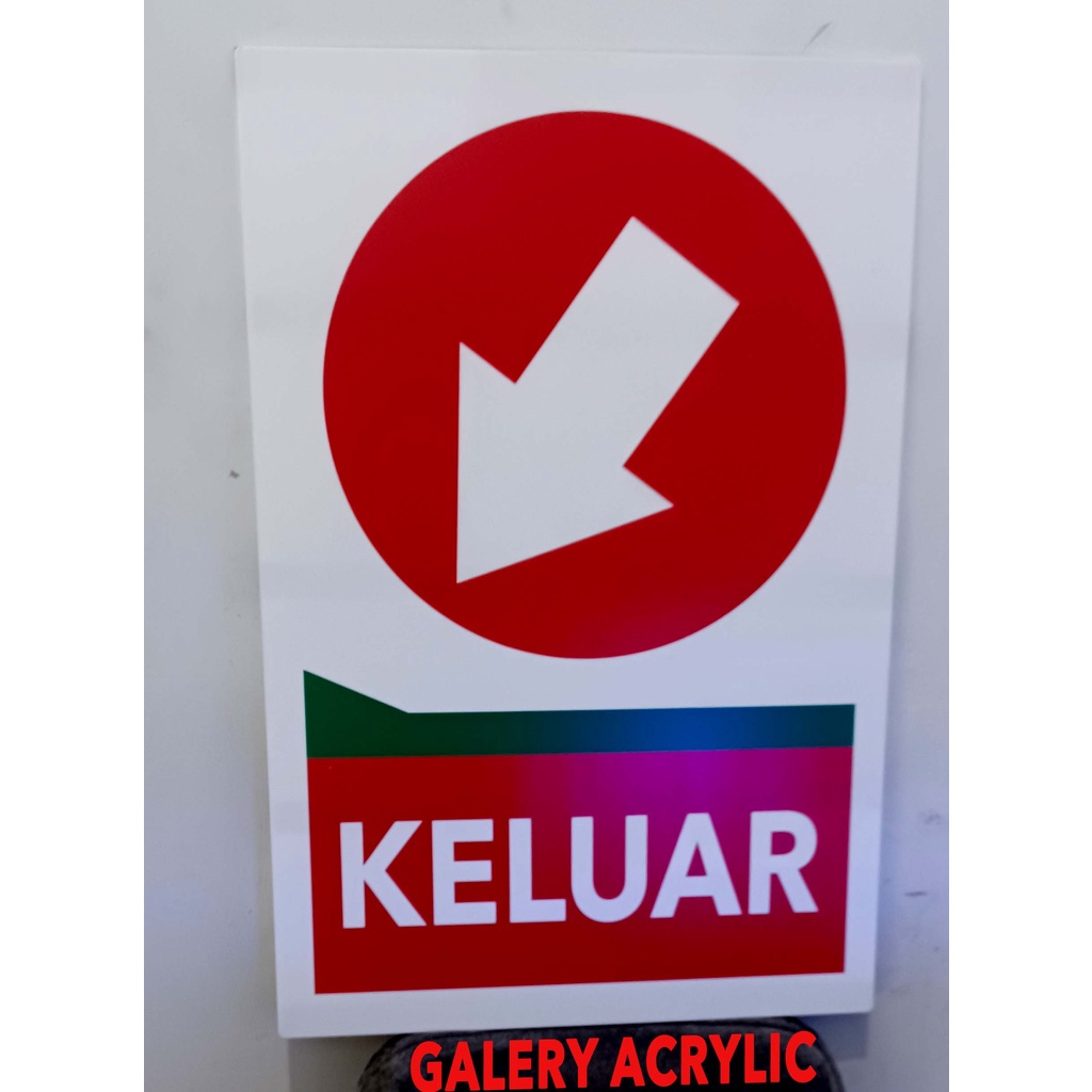 Jual Sign Custom papan rambu petunjuk arah dll | Shopee Indonesia