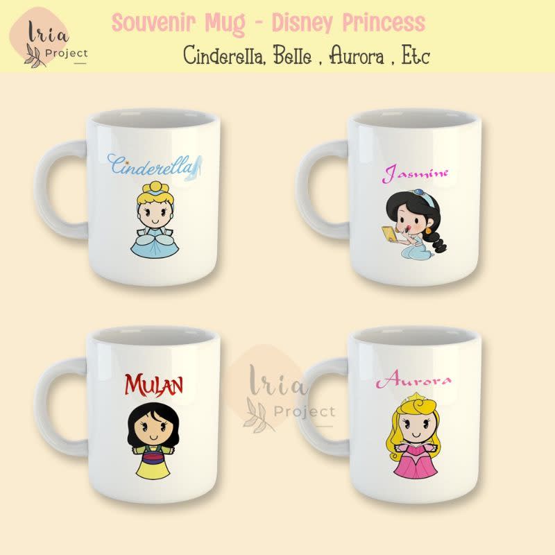 Jual [READY] Souvenir Mug / Merchandise Gelas Disney Princess ...