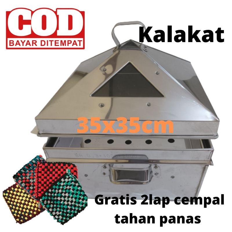Jual KALAKAT 35X35CM/KUKUSAN KALAKAT /KALAKAT KUKUSAN/KALAKAT STAINLESS ...