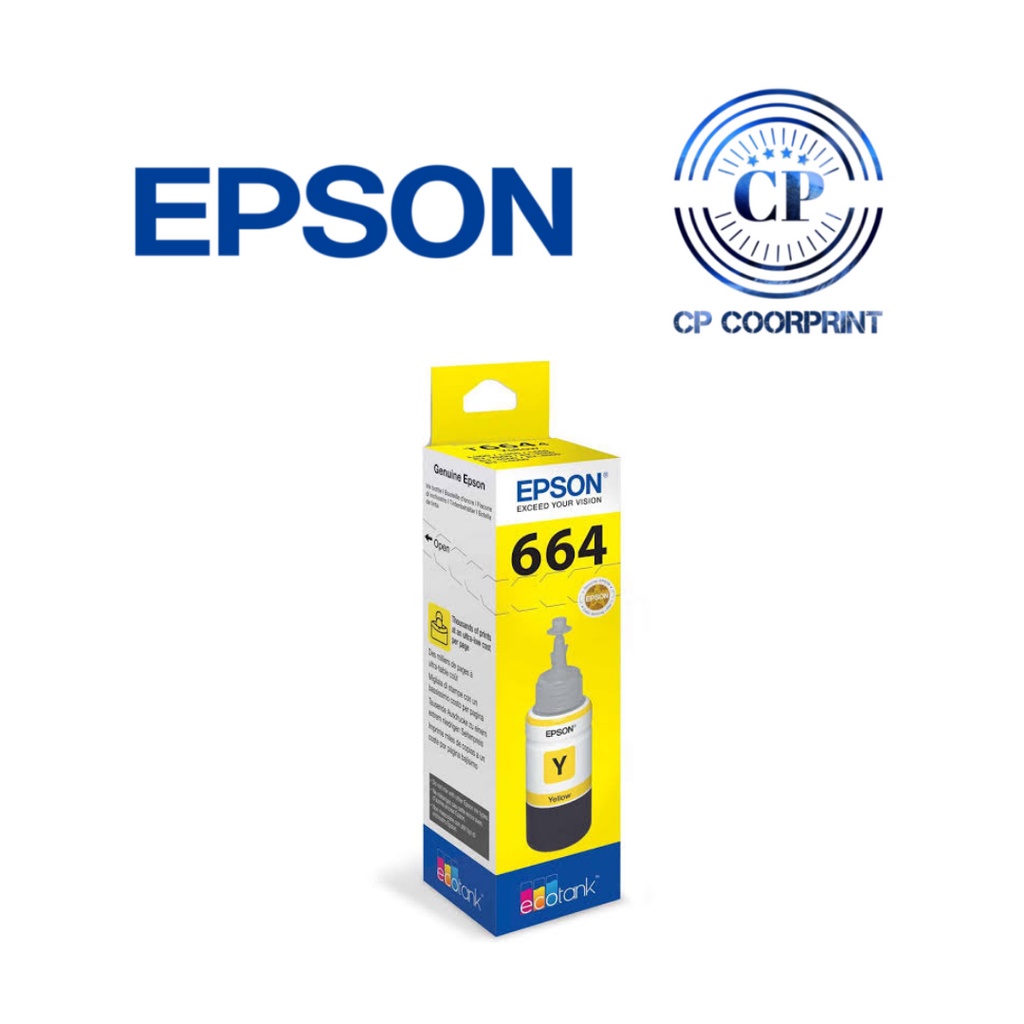 Jual Tinta EPSON 664 Yellow Original | Shopee Indonesia