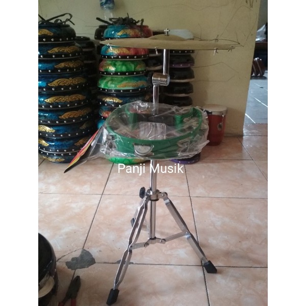 Jual 1set Stand cagak simbal marawais markis tamborin fiber single ...