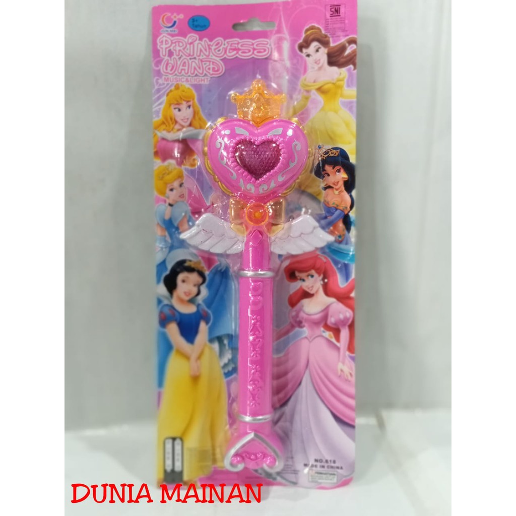 Jual Tongkat Peri Princess Wand bisa Nyala dan Musik | Shopee Indonesia