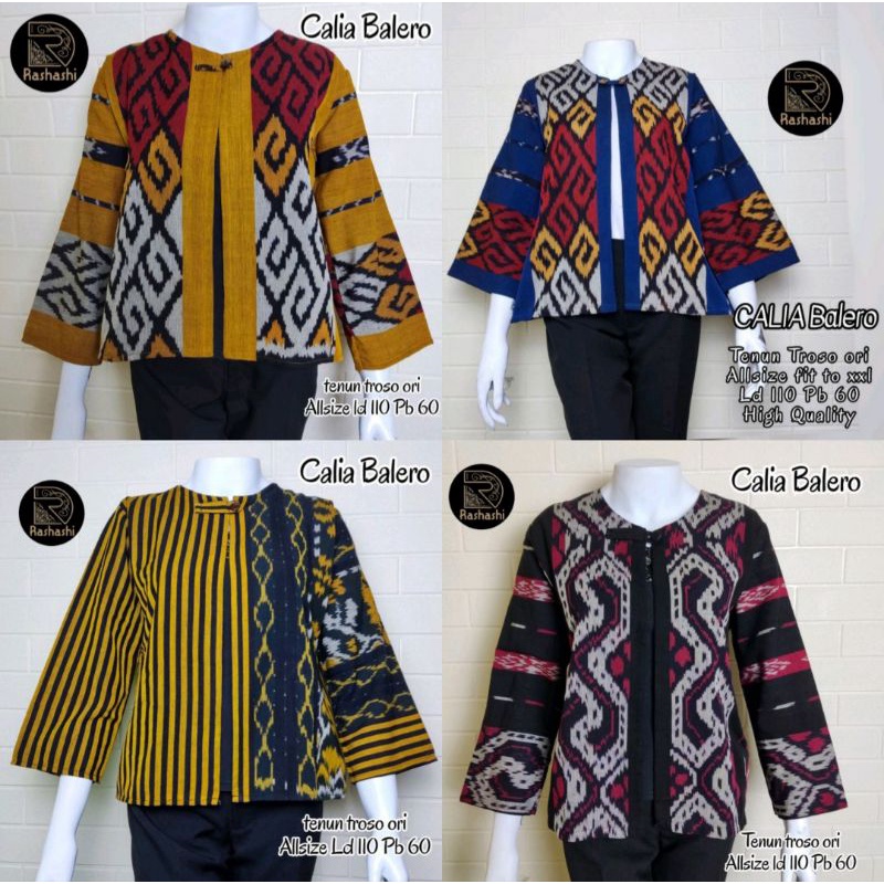 Jual Bolero tenun - outer tenun - Blazer wanita | Shopee Indonesia