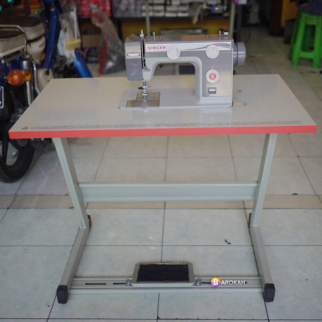 Jual Mesin singer 984 semi portable body besi dan meja mica kaki Import ...