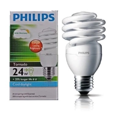 Jual Lampu Philips Tornado 15w / 20w / 24w / Lampu Spiral | Shopee Indonesia