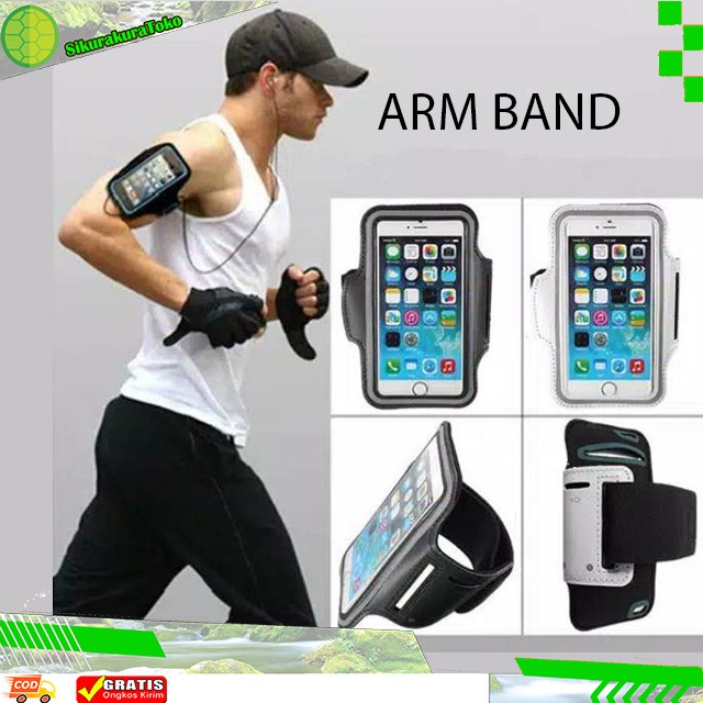 Jual (SKR) Armband Case Casing Pouch HP Universal Size XL Arm Band ...