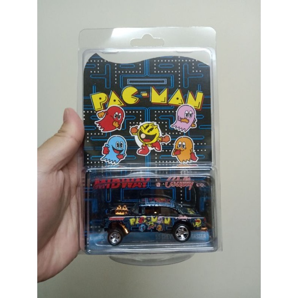 Jual Hot Wheels 55 Chevy Bel Air Gasser custom PacMan & The Ghost ...