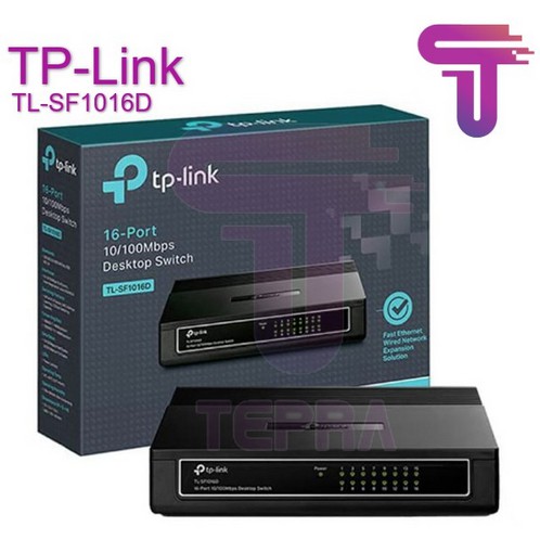 Jual TP-LINK TL SF1016D 16-Port 10/100Mbps Desktop Switch | Shopee ...