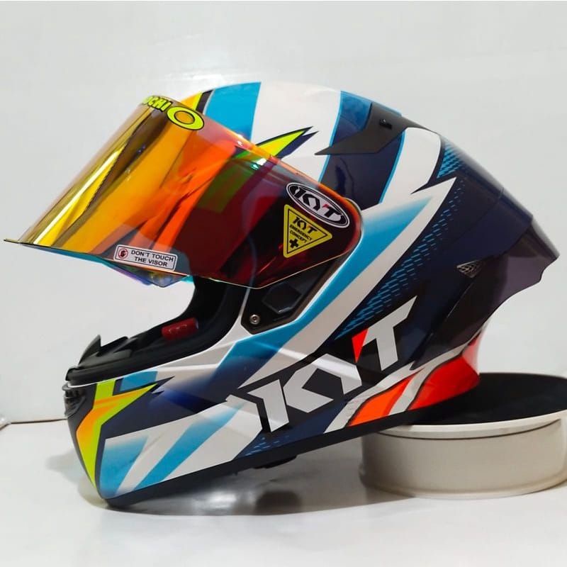 Jual Helm Full Face KYT TT Course Tati Replica Paket Ganteng Original SNI | Shopee Indonesia