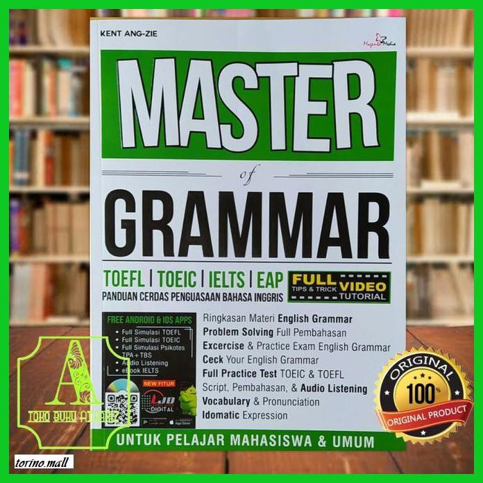 Jual BUKU-PERSIAPAN-UJIAN- BUKU MASTER GRAMMAR TOEFL TOEIC IELTS EAP -GO-EXAM. | Shopee Indonesia