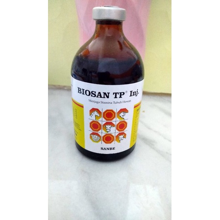 Jual BIOSAN TP injek meningkatkan stamina tubuh hewan | Shopee Indonesia