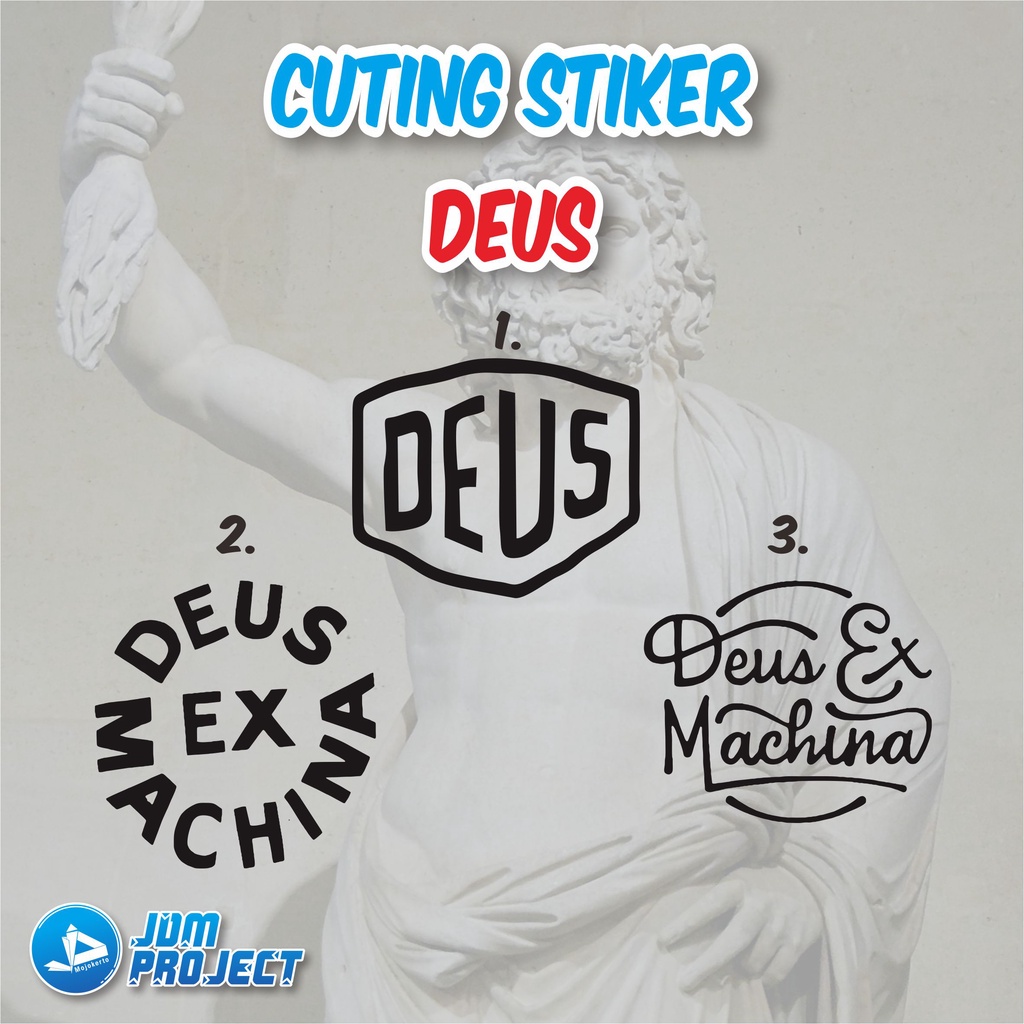 Jual STICKER DEUS CUTTING STIKER DEUS (READY) | Shopee Indonesia