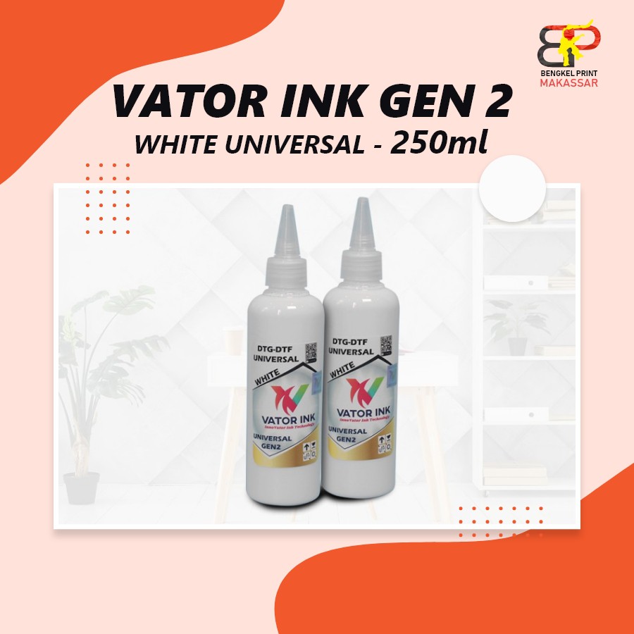 Jual Tinta Vator Ink GEN 2 for DTG | DST | DTF | Universal - 250ml ...