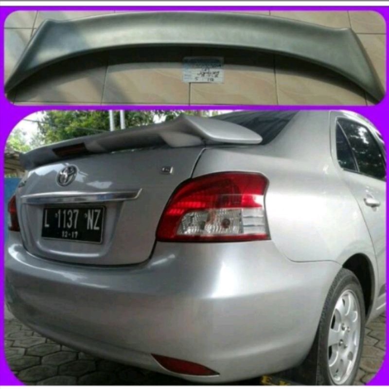 Jual Spoiler Sayap Bagasi Belakang Vios Gen 1 Tahun 2003 2004 2005 2006 Model TRD Mugen | Shopee ...