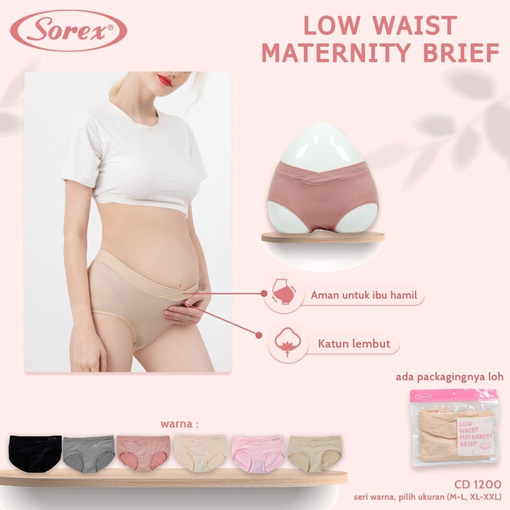 Jual Celana Dalam Hamil CD Hamil Maternity Pants Sorex CD 1200 M-L XL-XXL SBSKEBONSARI | Shopee ...