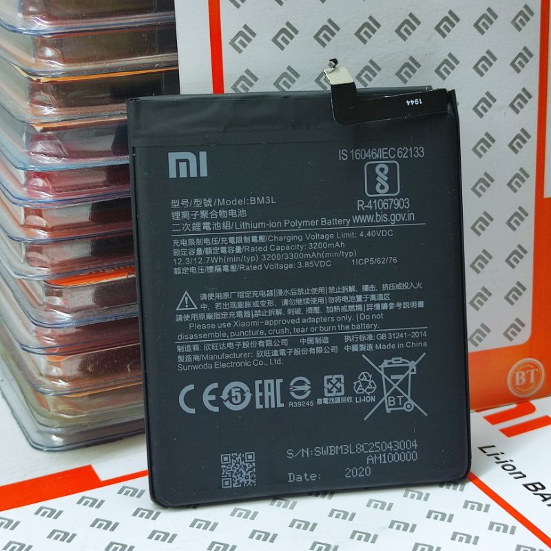 Jual Baterai Xiaomi Mi 9 Battery BM3L Batre | Shopee Indonesia