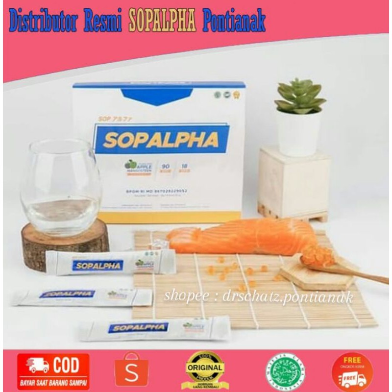Jual SOPALPHA BY BIOALPHA 1 box isi 18 Sachet Free Brosur | Shopee Indonesia