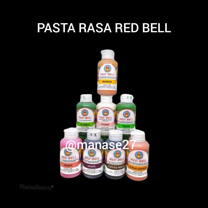 Jual Red Bell pasta perisa makanan pewarna aroma redbell coklat, pandan ...