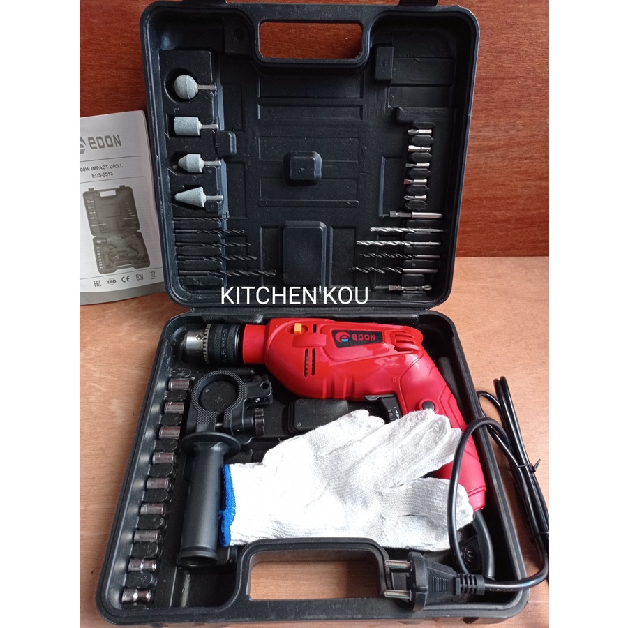 Jual BOR LISTRIK EDON SET MATA / IMPACT DRILL EDON ED5-5513 / BOR | Shopee Indonesia