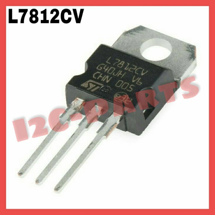 Jual L7812CV IC Voltage L7812 7812 TO-220 Positive Regulator 12 Volt ...
