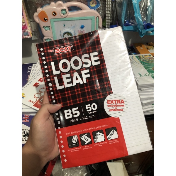 Jual loose leaf b5 isi 50 lembar Big Boss | Shopee Indonesia