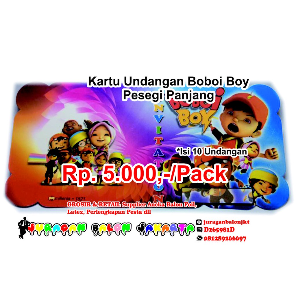 Jual Kartu Undangan Boboi PP | Shopee Indonesia