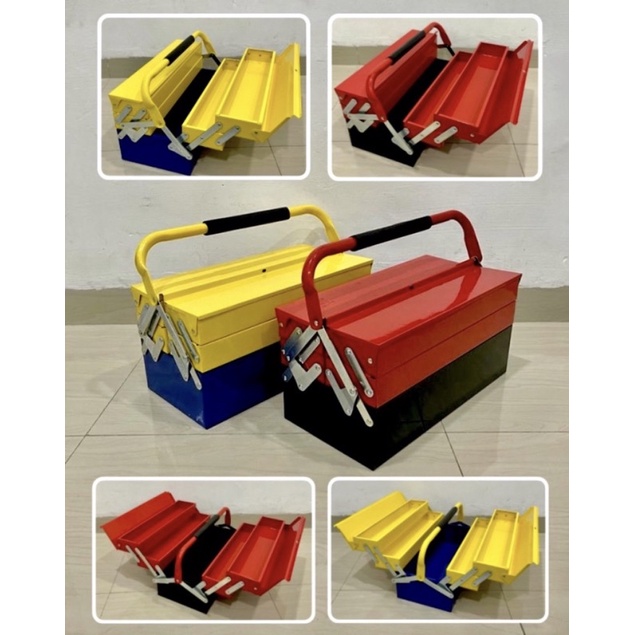 Jual RUSH Toolbox besi 3tingkat Tempat kunci perkakas 3 tingkat Tool ...