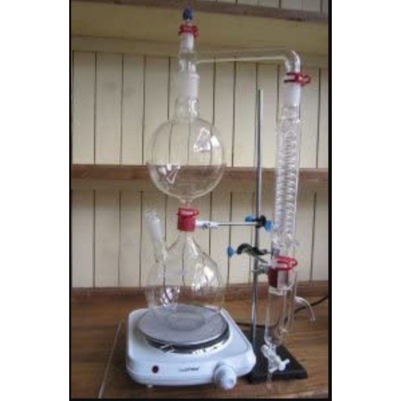 Jual Destilasi,Distillation essential oil kit 2000ml Pyrex | Shopee ...