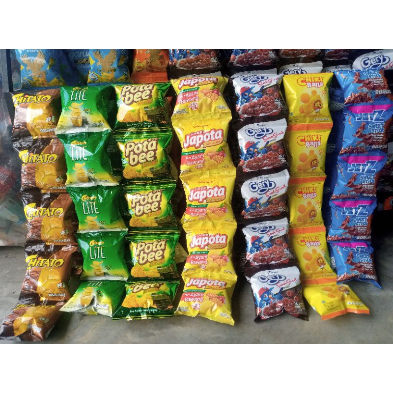 Jual Snack Chitato, Chitato Lite, Potabee, Japota, Gery snack sereal ...
