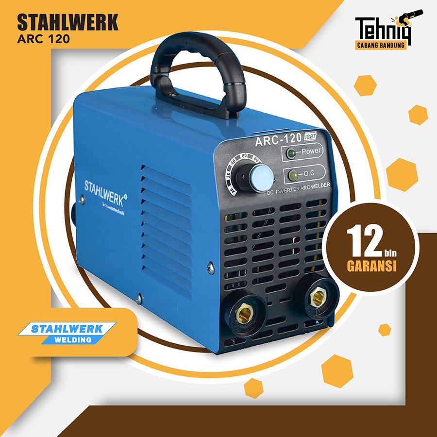 Jual Inverter Welding Machine STAHLWERK MMA ARC 120 Mesin Las Listrik / Trafo Las | Shopee Indonesia