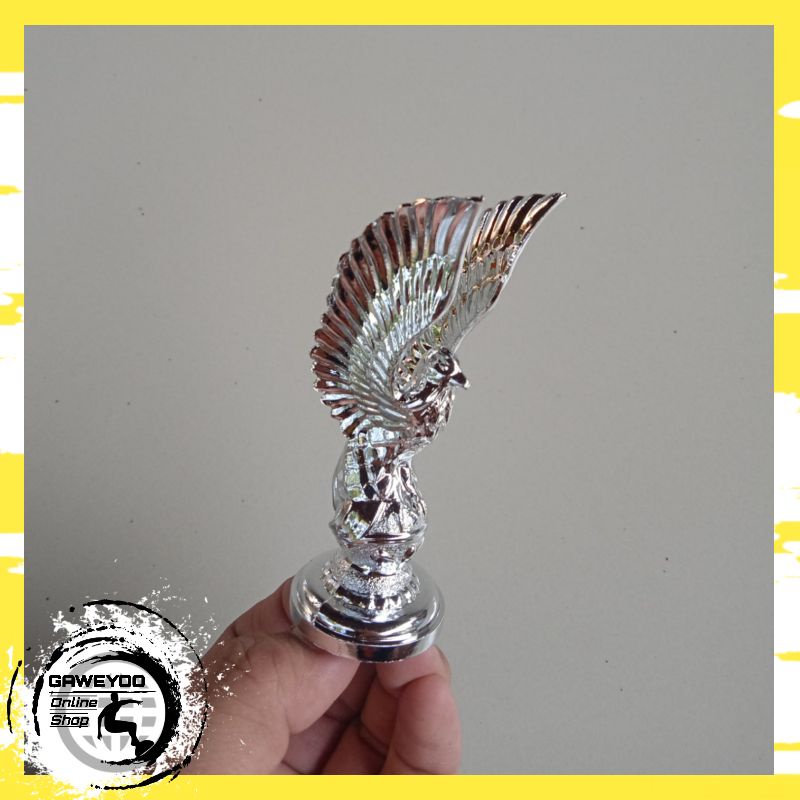 Jual Maskot Lambang Garuda Sepeda Onthel Silver | Shopee Indonesia