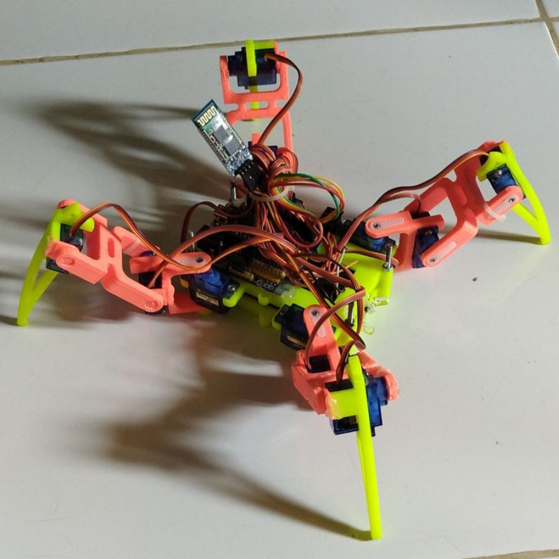 Jual ROBOT SPIDER Quadruped Servo SG90 / ROBOT CASE SG90 (Rangka saja) | Shopee Indonesia