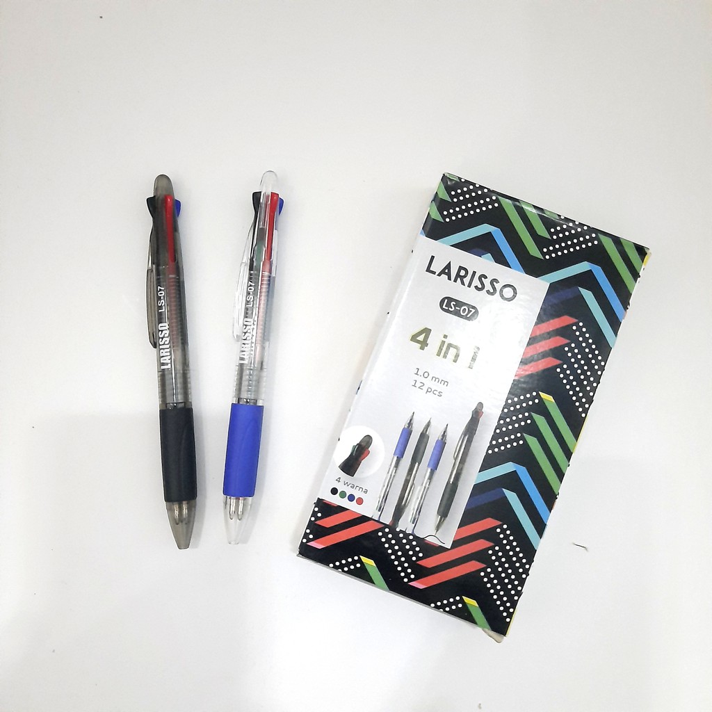 Jual BALLPOINT PEN LARISSO LS-07 4 IN 1 (PER LUSIN) | Shopee Indonesia
