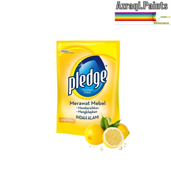 Jual ISI ULANG PLEDGE LIQUIED LEMON POUCH ( 450 ML ) REFIL | Shopee ...
