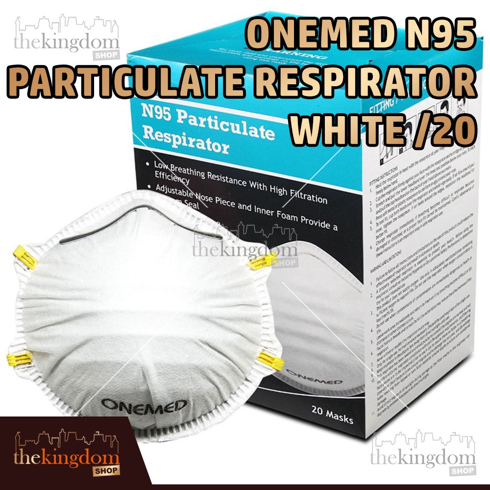 Jual OneMed Mask N95 KN95 4Ply Particulate Respirator Masker Earloop ...