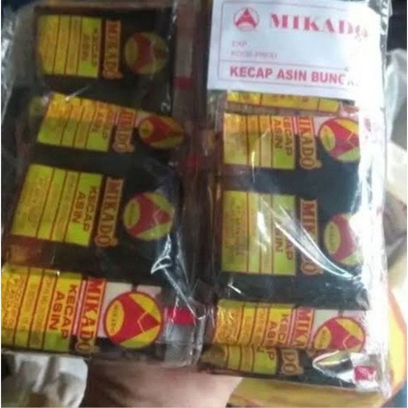 Jual Kecap Asin Mikado Sachet 1Pack isi 20(Asli Palembang) | Shopee ...